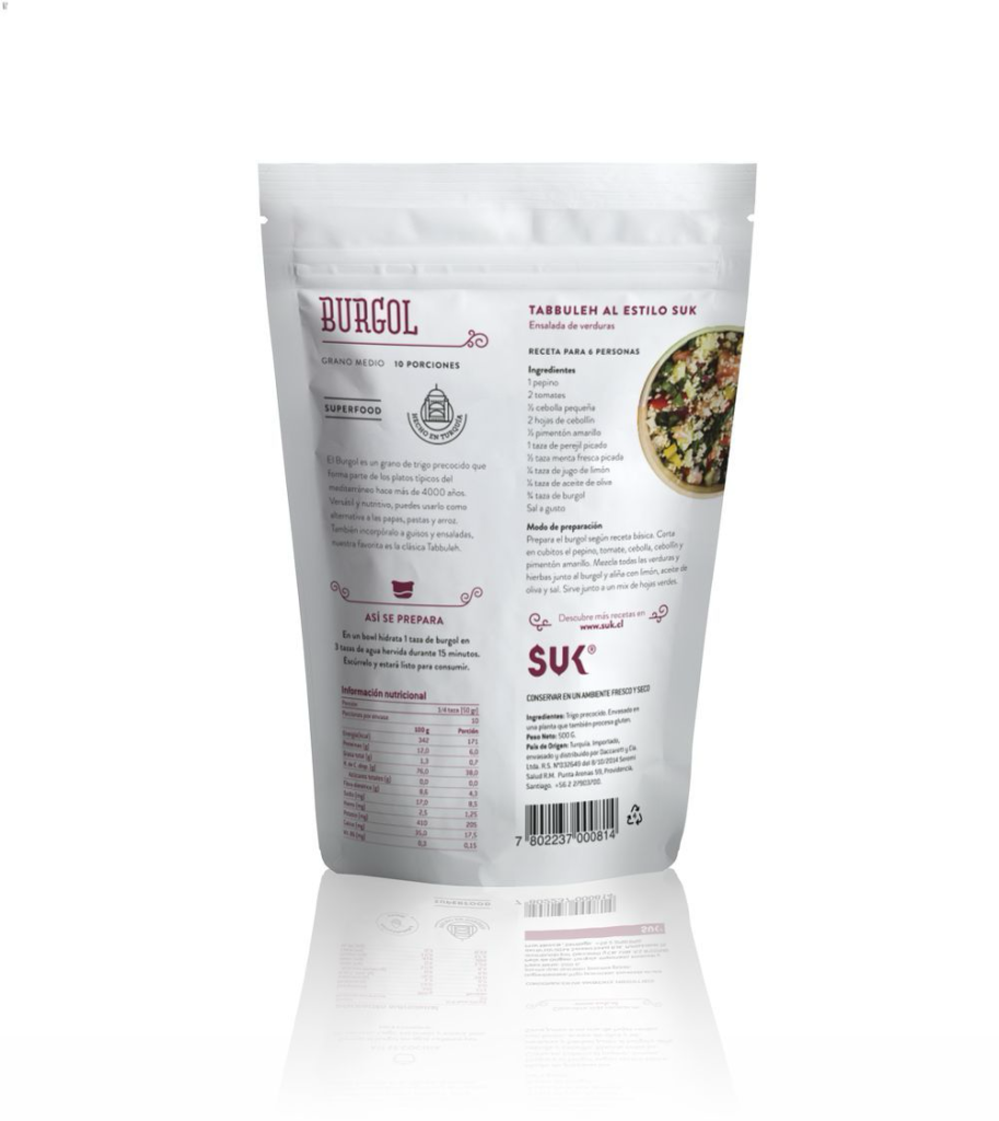 TRIGO BURGOL SUK 500 g – SanoAlimentos